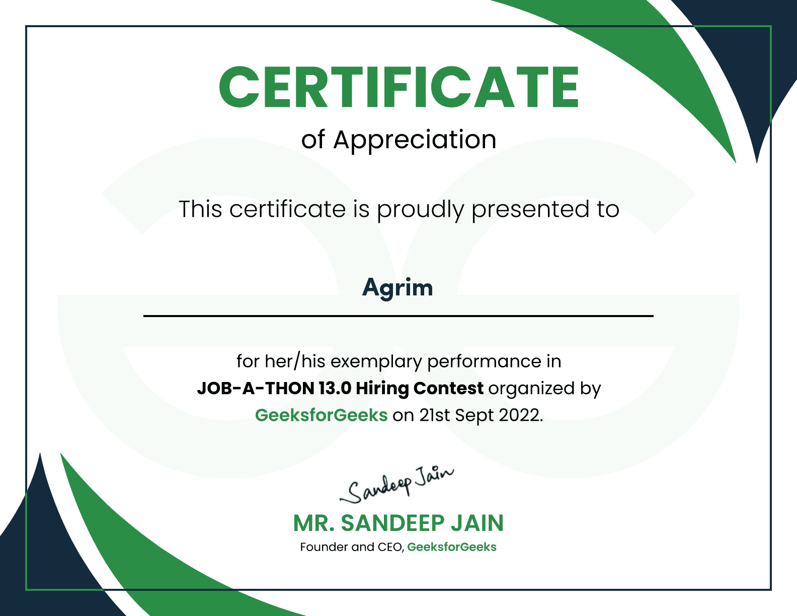 Agrim Saxena - 5⭐Leetcode | JPMorgan Chase & Walmart Global Tech Agile ...