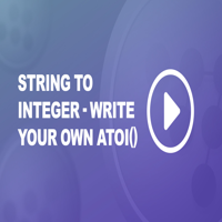 String to Integer - Write your own atoi() - GeeksforGeeks | Videos