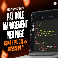 How to create Pay Role Management Webpage using HTML CSS JavaScript ...