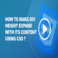 How to make div height expand with its content using CSS ? - GeeksforGeeks | Videos
