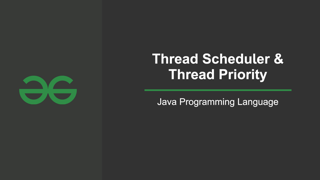 GeeksforGeeks | Java Multithreading Videos
