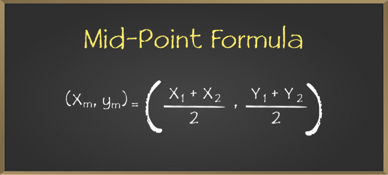 Mid-point Formula in Coordinate Geometry - GeeksforGeeks