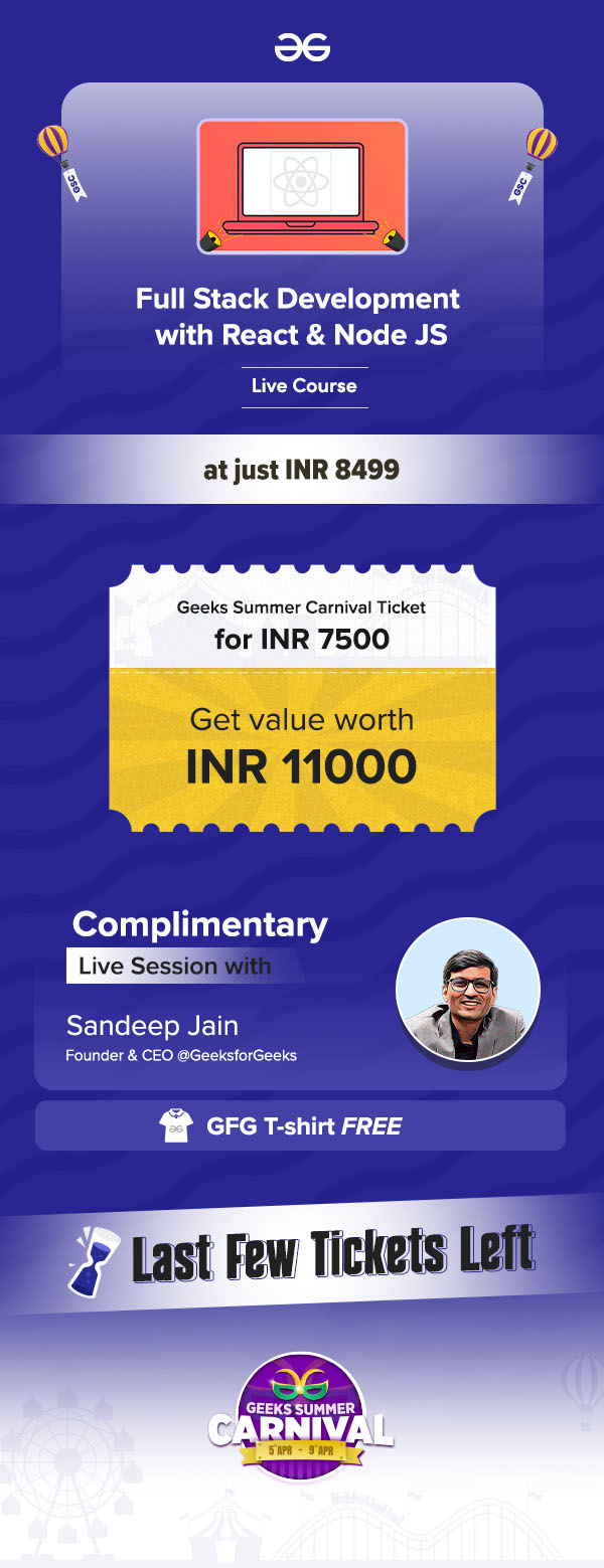 FSDL-6 - GeeksforGeeks