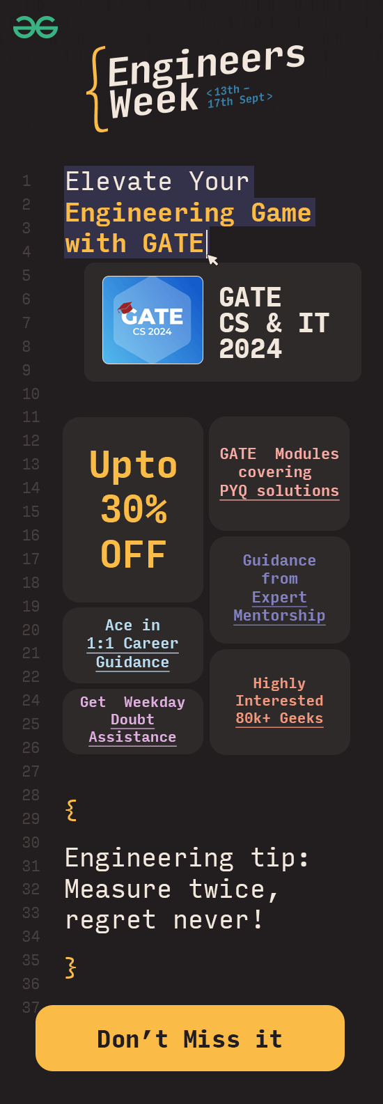 GATE-CS-IT-20241 - GeeksforGeeks