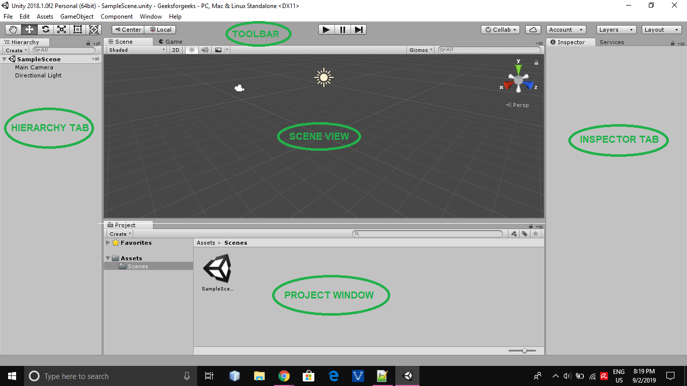 Unity Introduction To Interface GeeksforGeeks Unity Introduction To Interface GeeksforGeeks