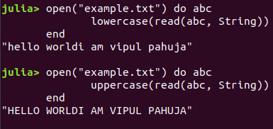 Working with Text Files in Julia | GeeksforGeeks