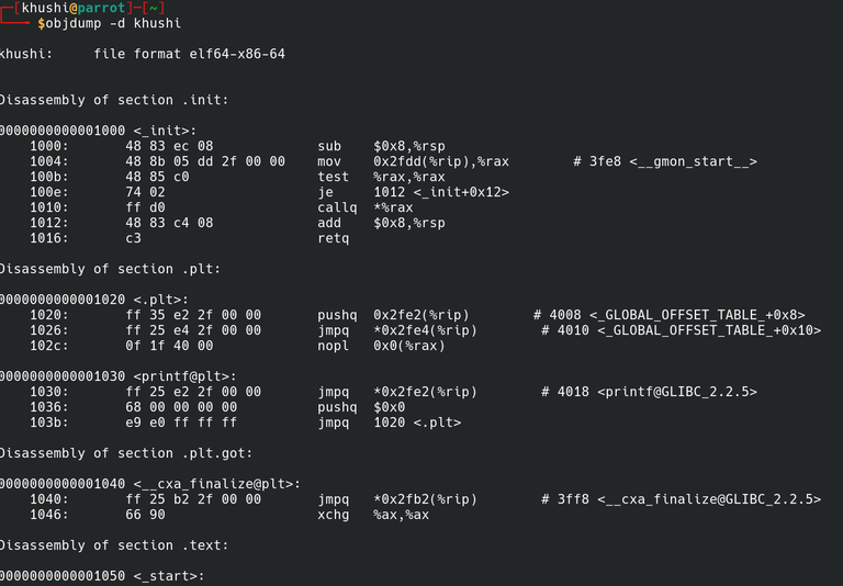 Objdump Command in Linux with Examples - GeeksforGeeks