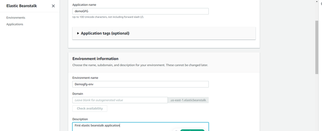 Launching an Application on AWS Beanstalk - GeeksforGeeks