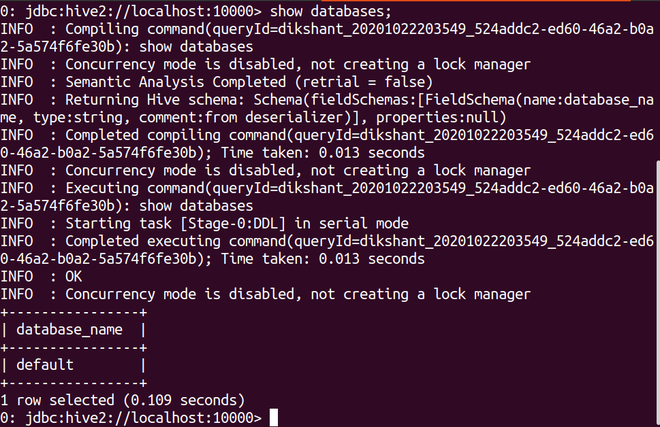 Apache Hive Installation With Derby Database And Beeline - GeeksforGeeks