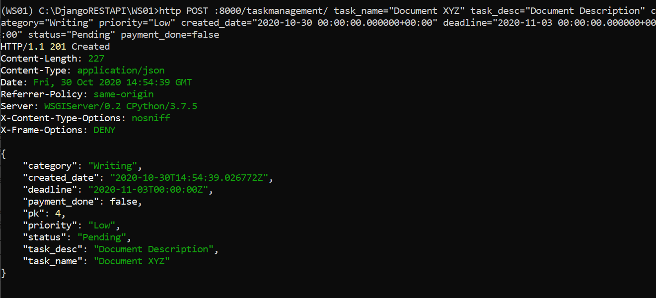 Designing a RESTful API to interact with SQLite database - GeeksforGeeks