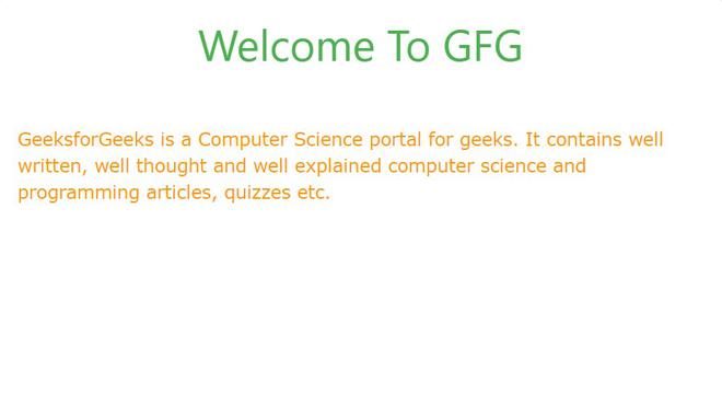 W3.CSS Colors - GeeksforGeeks