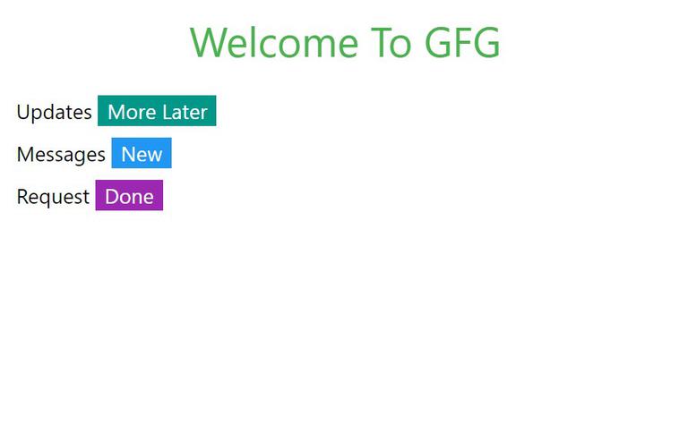 W3.CSS Tags - GeeksforGeeks
