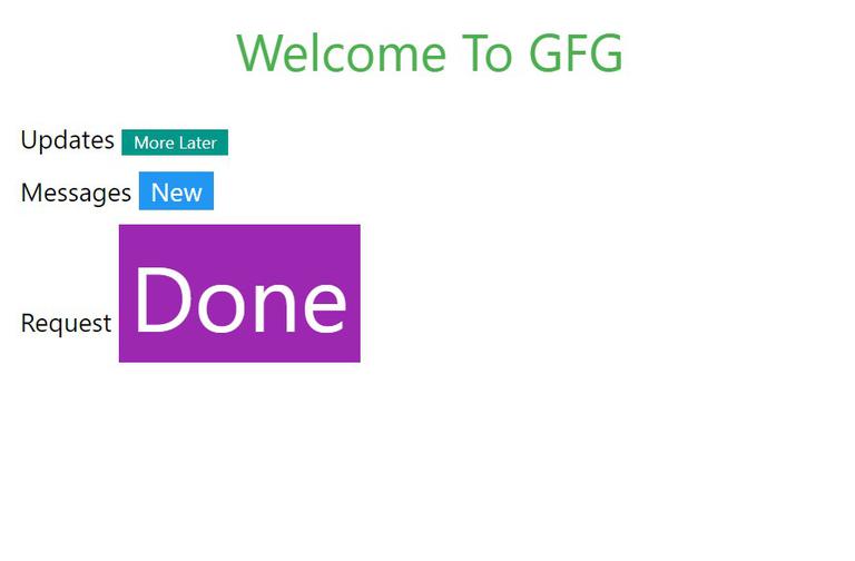 W3.CSS Tags - GeeksforGeeks