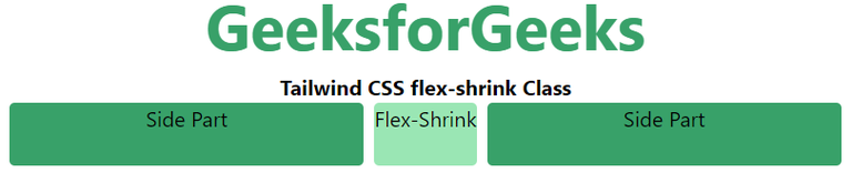 Tailwind CSS Flex Shrink - GeeksforGeeks