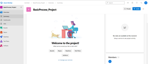 Microsoft Azure - Create Project in Azure Devops using Basic Process ...