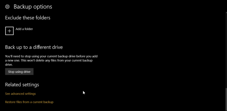 Backup & Restore Files using Windows File History - GeeksforGeeks