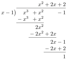 Division Algorithm for Polynomials - GeeksforGeeks
