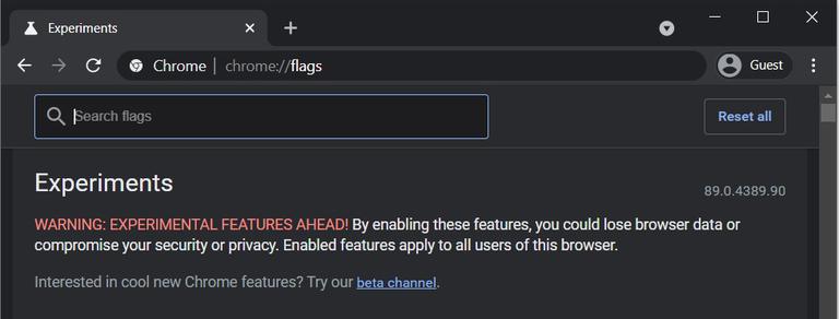 What are Chrome Flags or Experiments? - GeeksforGeeks