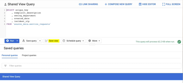 Google Cloud Platform - Implementing Authorized View in BigQuery ...