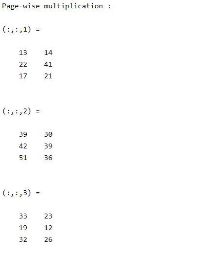 Multiplication Matricielle Page Par Page Dans MATLAB StackLima
