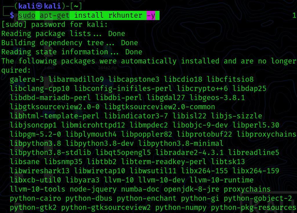 How to Install Rkhunter Tool in Kali Linux ? - GeeksforGeeks
