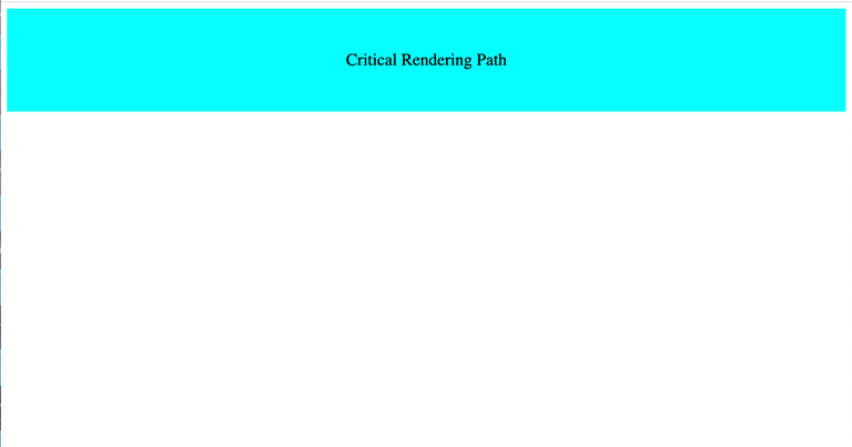Critical Rendering Path Flow - GeeksforGeeks