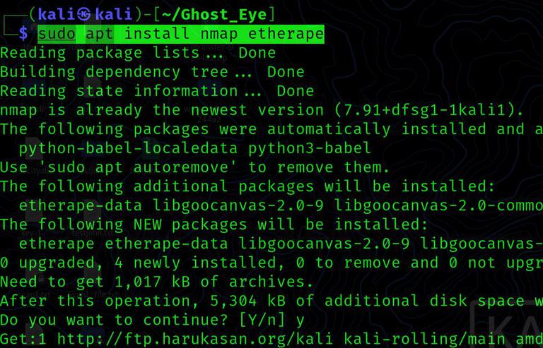 How to Install Ghost_Eye Tool in Kali Linux ? - GeeksforGeeks