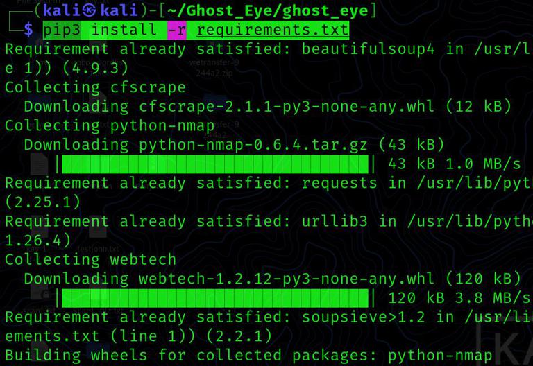 How to Install Ghost_Eye Tool in Kali Linux ? - GeeksforGeeks