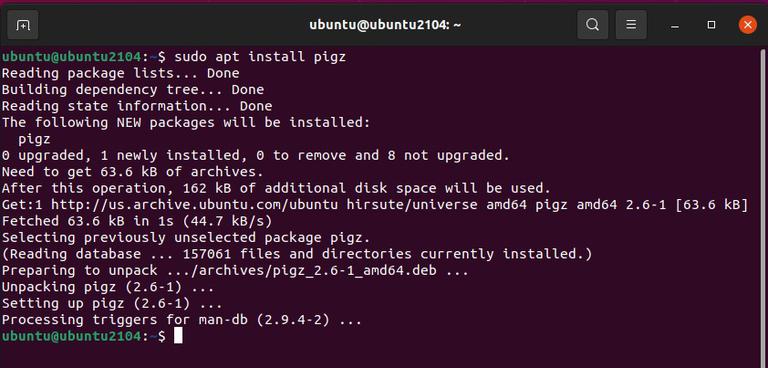 How to Compress Files Faster with Pigz Tool in Linux - GeeksforGeeks