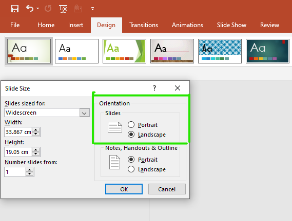 How To Change The Slide Size In MS PowerPoint GeeksforGeeks