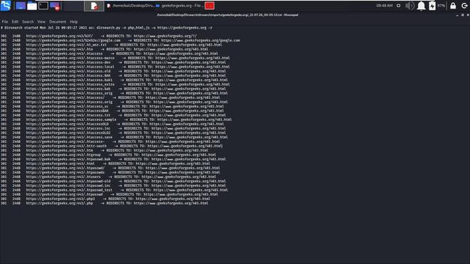How to Find Hidden Web Directories with Dirsearch - GeeksforGeeks