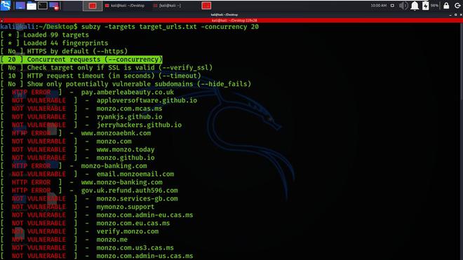 Subzy - Subdomain takeover Vulnerability Checker Tool - GeeksforGeeks