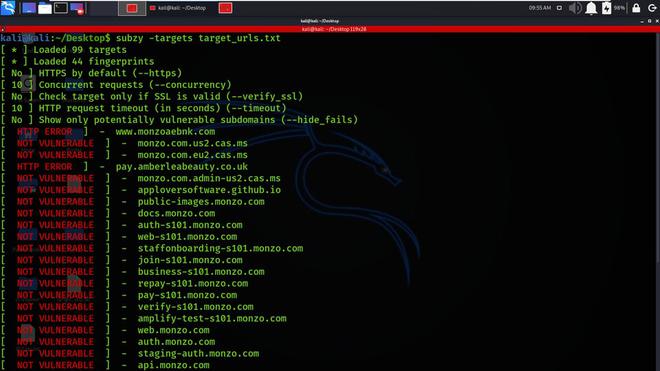 Subzy - Subdomain takeover Vulnerability Checker Tool - GeeksforGeeks