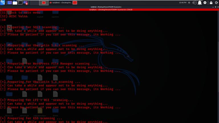 Venom - Pentesting Testing Scanner - GeeksforGeeks