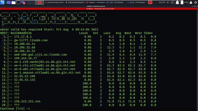 Crips - Linux Tool for Enumeration - GeeksforGeeks