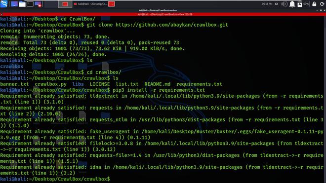 CrawlBox - Easy Way to Brute-force Web Directory - GeeksforGeeks