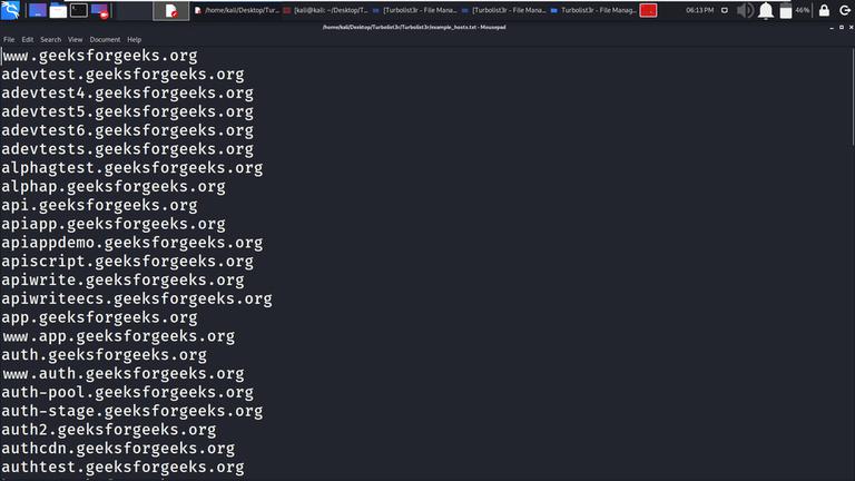 Turbolist3r - Subdomain enumeration tool - GeeksforGeeks