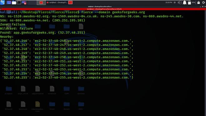 Fierce - DNS reconnaissance tool for locating non-contiguous IP space ...