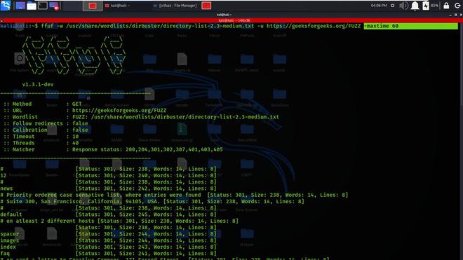 ffuf - Fast Web Fuzzer Linux Tool Written in Go - GeeksforGeeks