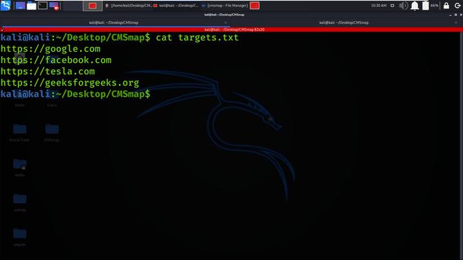 CMSmap - Open Source CMS Scanner - GeeksforGeeks