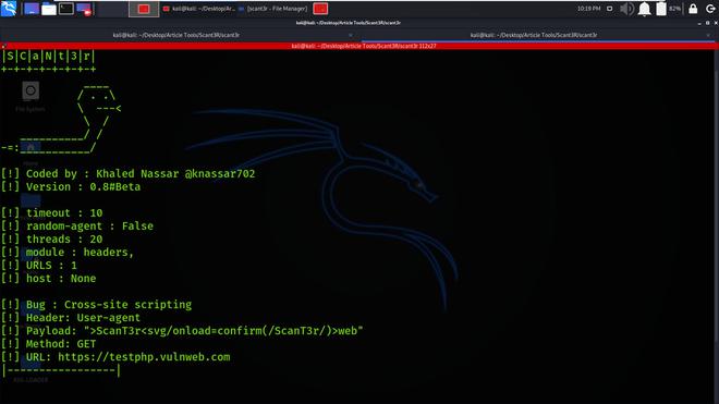 Scant3R - Web Security Scanner - GeeksforGeeks
