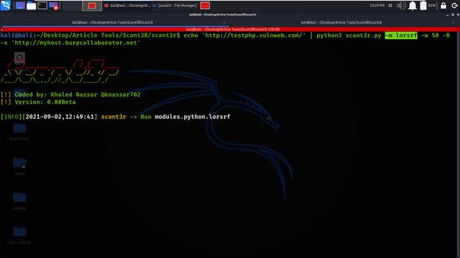 Scant3R - Web Security Scanner - GeeksforGeeks