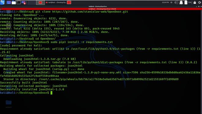 OpenDoor - OWASP Directory Access Scanner in Kali Linux - GeeksforGeeks