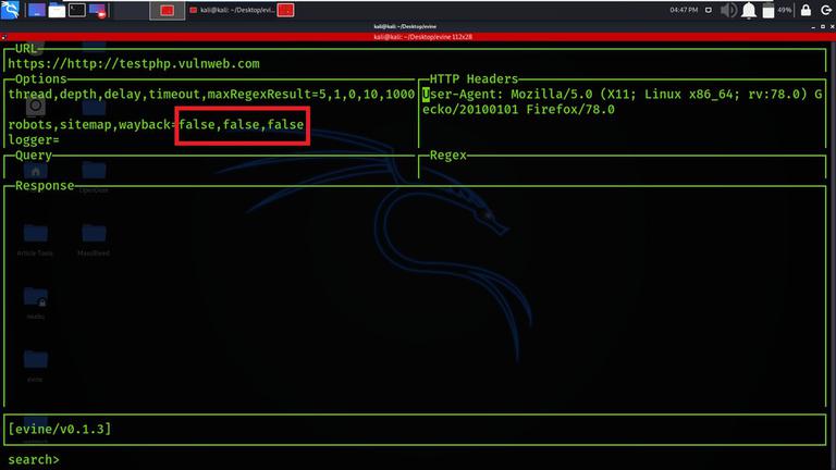 Evine - Interactive Web Crawler in Kali Linux - GeeksforGeeks