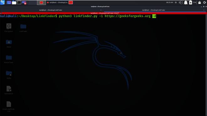 LinkFinder - Script to search Endpoints in JavaScript Files - GeeksforGeeks