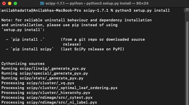 How To Install Scipy In Python On MacOS GeeksforGeeks