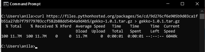 How to Install Gekko In Python on Windows? - GeeksforGeeks