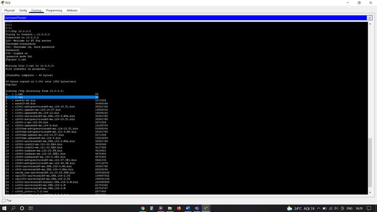 File transfer protocol server configuration using cisco packet tracer ...