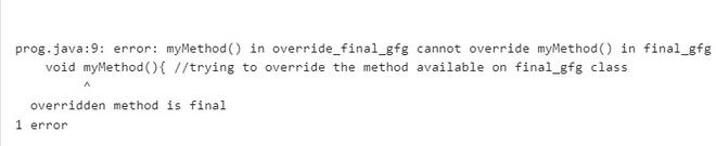Non-Access Modifiers in Java - GeeksforGeeks