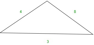 How to determine if an angle of a triangle is acute or obtuse? - GeeksforGeeks